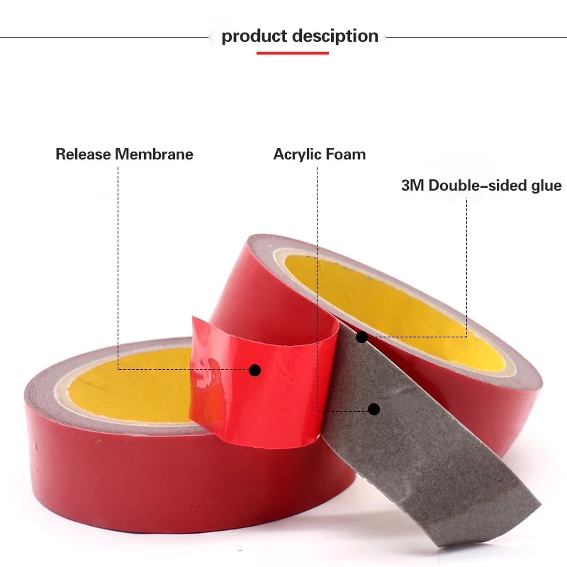 Double Sided Tape Strong Permanent Double Sided Super Sticky Foam Tape ...