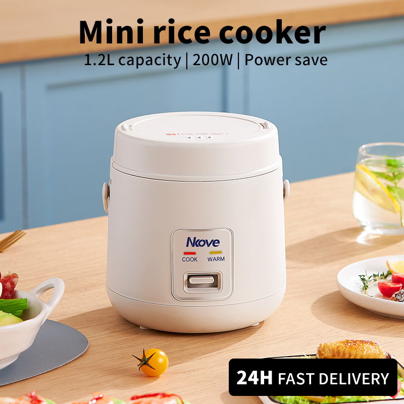 1.2LMini Rice Cooker 200w Portable 1-2 Person Multifunctional Rice ...