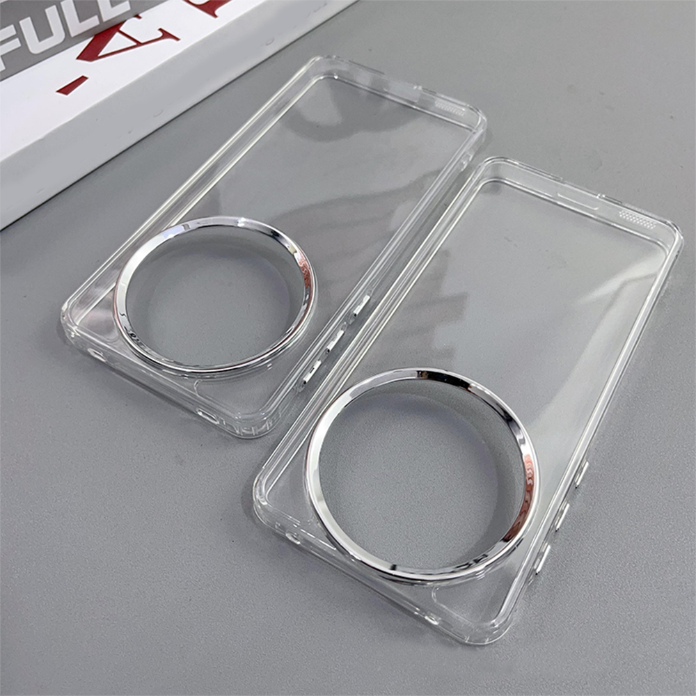 Honor X9A X9B X9 X9C X9D Chrome Button Transparent Soft TPU Shockproof ...