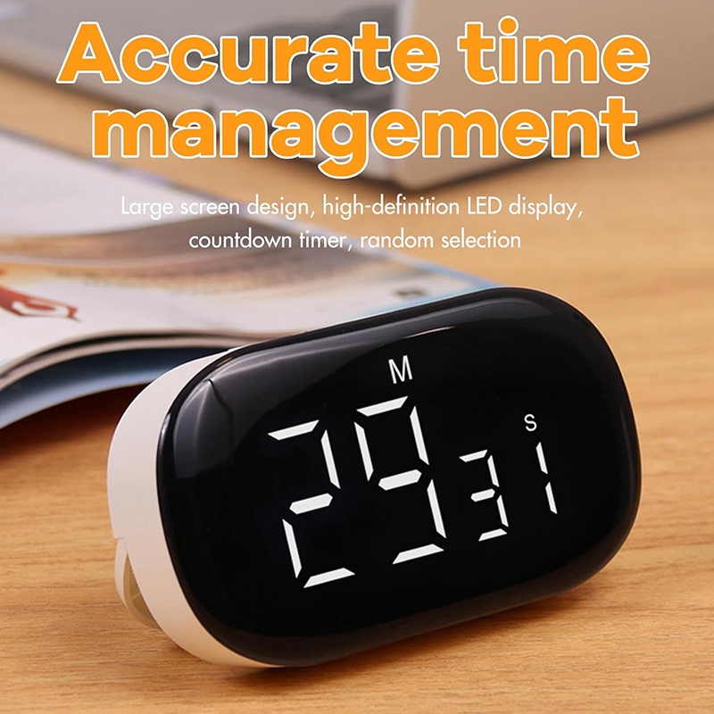 Gryno Digital Pomodoro Timer With Alarm Custom Set Time 0-99 Minutes ...