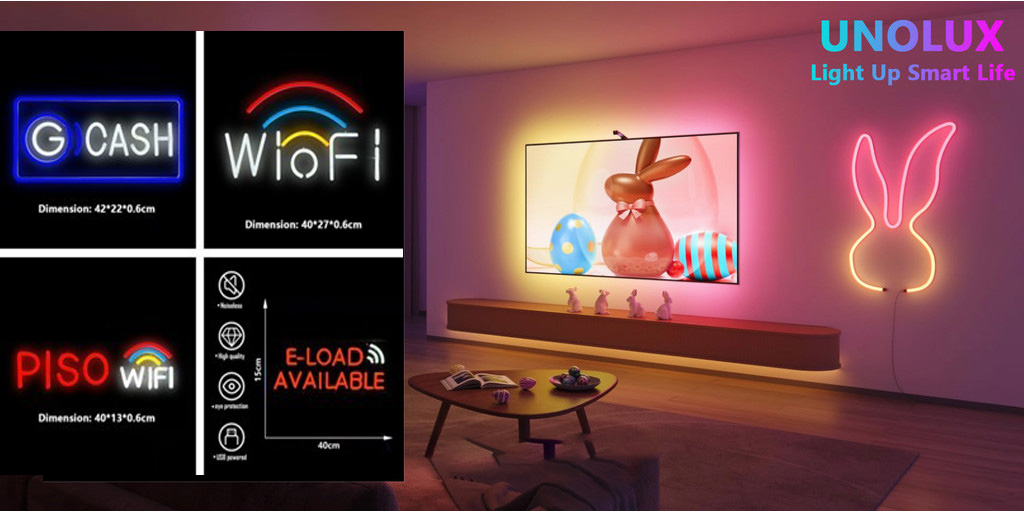 gcash/maya signage led light gcash cash in cash out signage gcash light ...