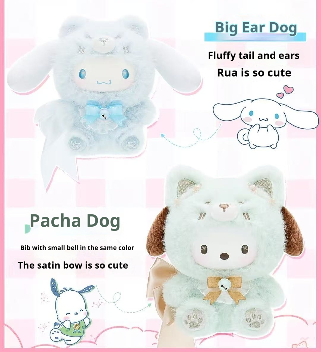 Sanrio Island Fox Enamel Plush Pendant Blind Box Cute Hello Kitty ...