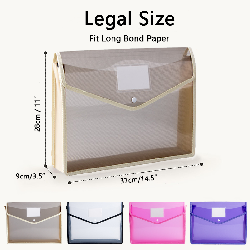 File Organizer Folder Document Long Bond Paper Large Capacity Storage ...