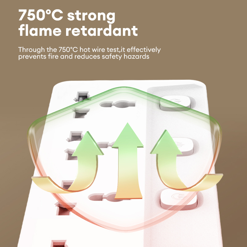 Deli 2/3/5M Extension Cord With Individual Switch Universal Electric ...