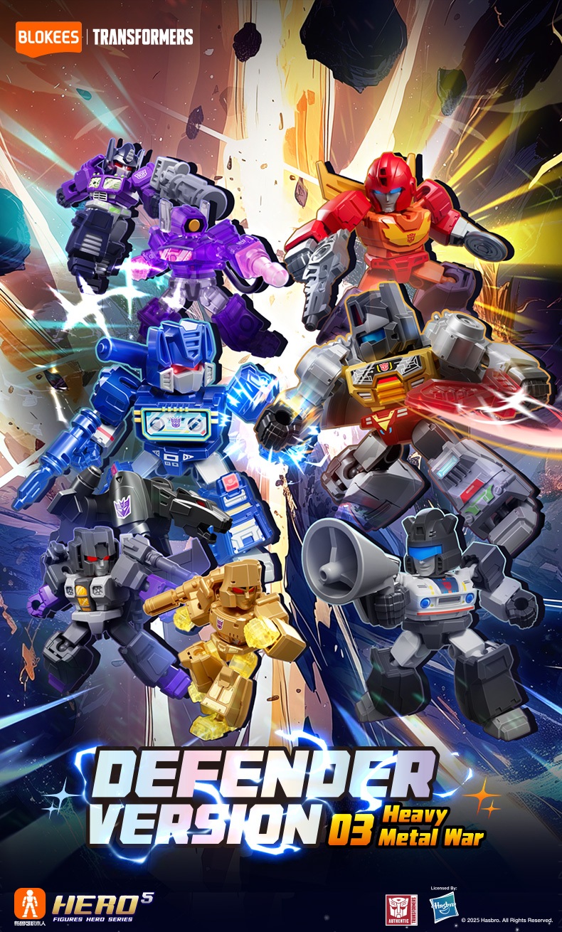 BLOKEES Figures Transformers Defender Version mini Figures Metal War ...