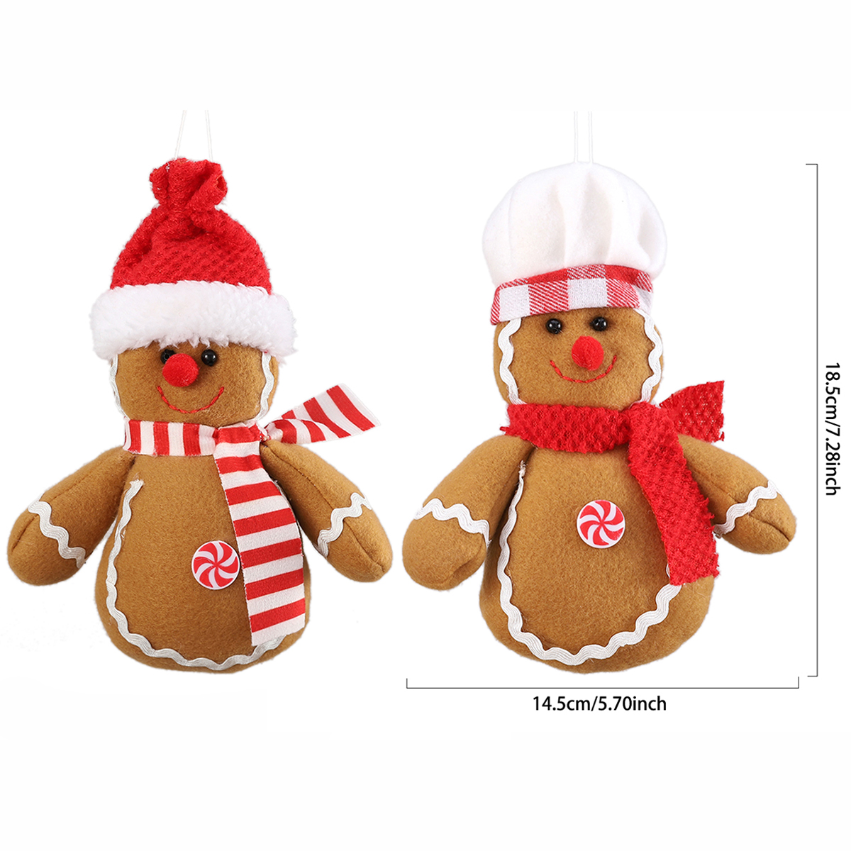 Christmas gingerbread man, long legged doll, Christmas tree decoration ...