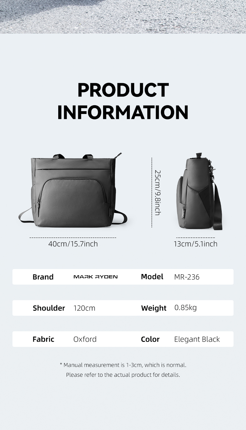 MARK RYDEN Everyday Tote Bag Office Laptop Bag | Shopee Philippines