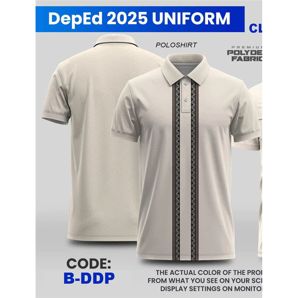2025 New Deped Uniforms Teaching & Non-teaching Polo Shirt For Male and ...