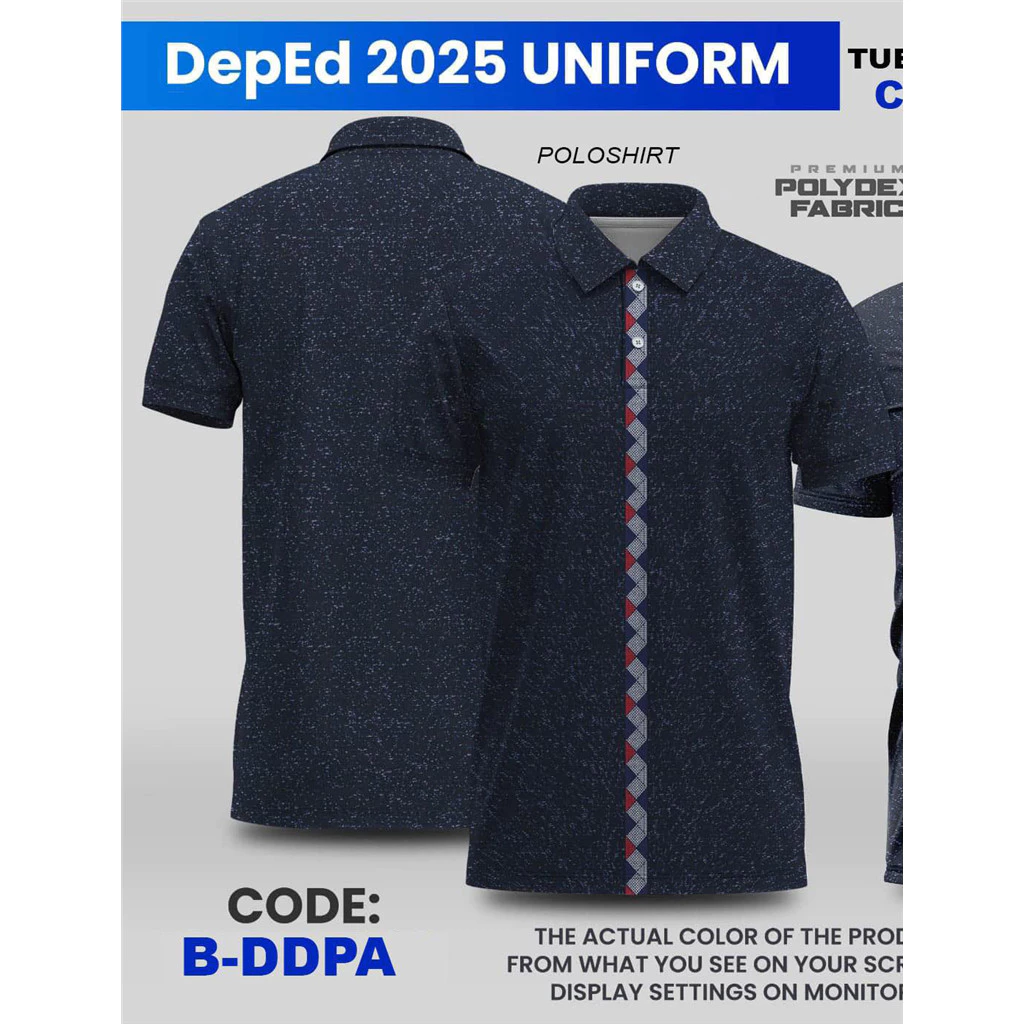 2025 New Deped Uniforms Teaching & Non-teaching Polo Shirt For Male and ...