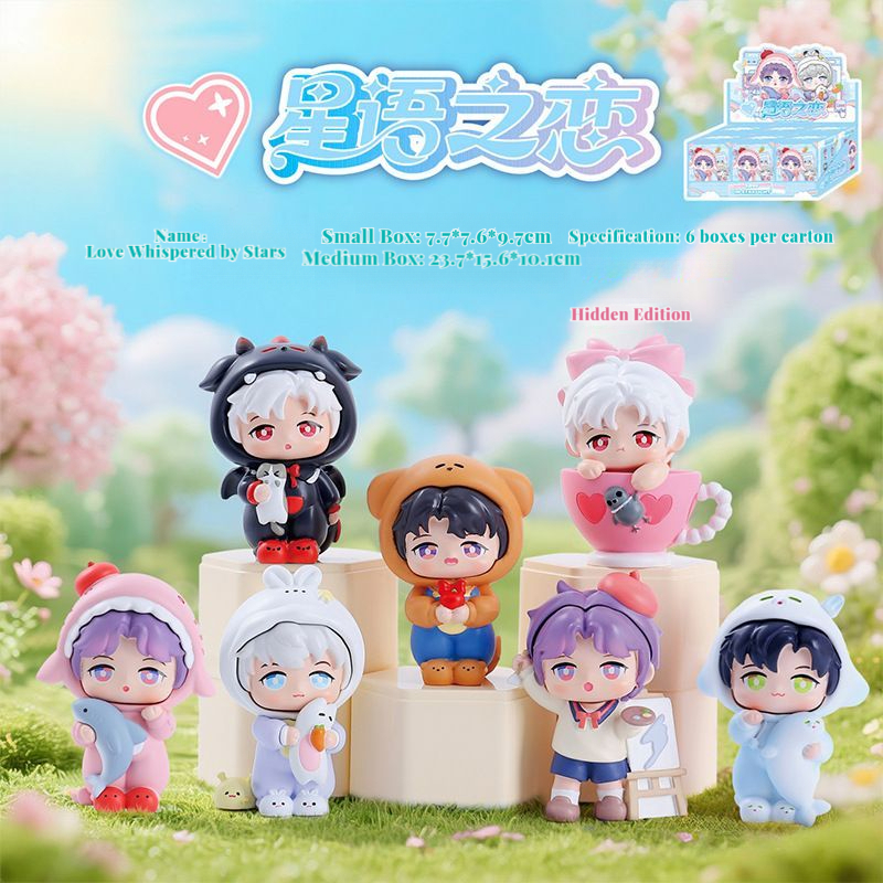 Original Love and DeepSpace Blind Box Decoration Caleb Xavier Zayne ...