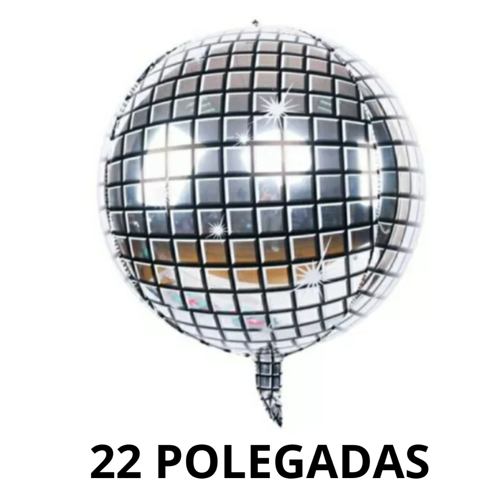 10-Pack 22-Inch 4D Metallic Foil Balloons – Disco Theme for Nightclub ...