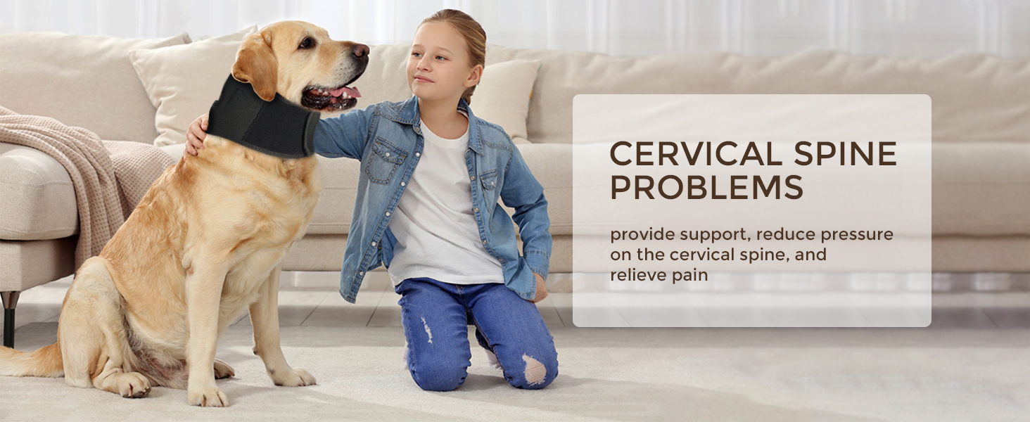 Dog Neck Support Brace for Neck Pain & Injuries | Provides Stability ...