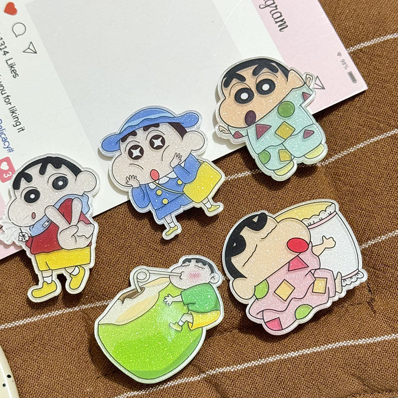 Crayon Shin-Chan Girl Hair Clip Cute Sweet Girl Cartoon Bangs Clip ...