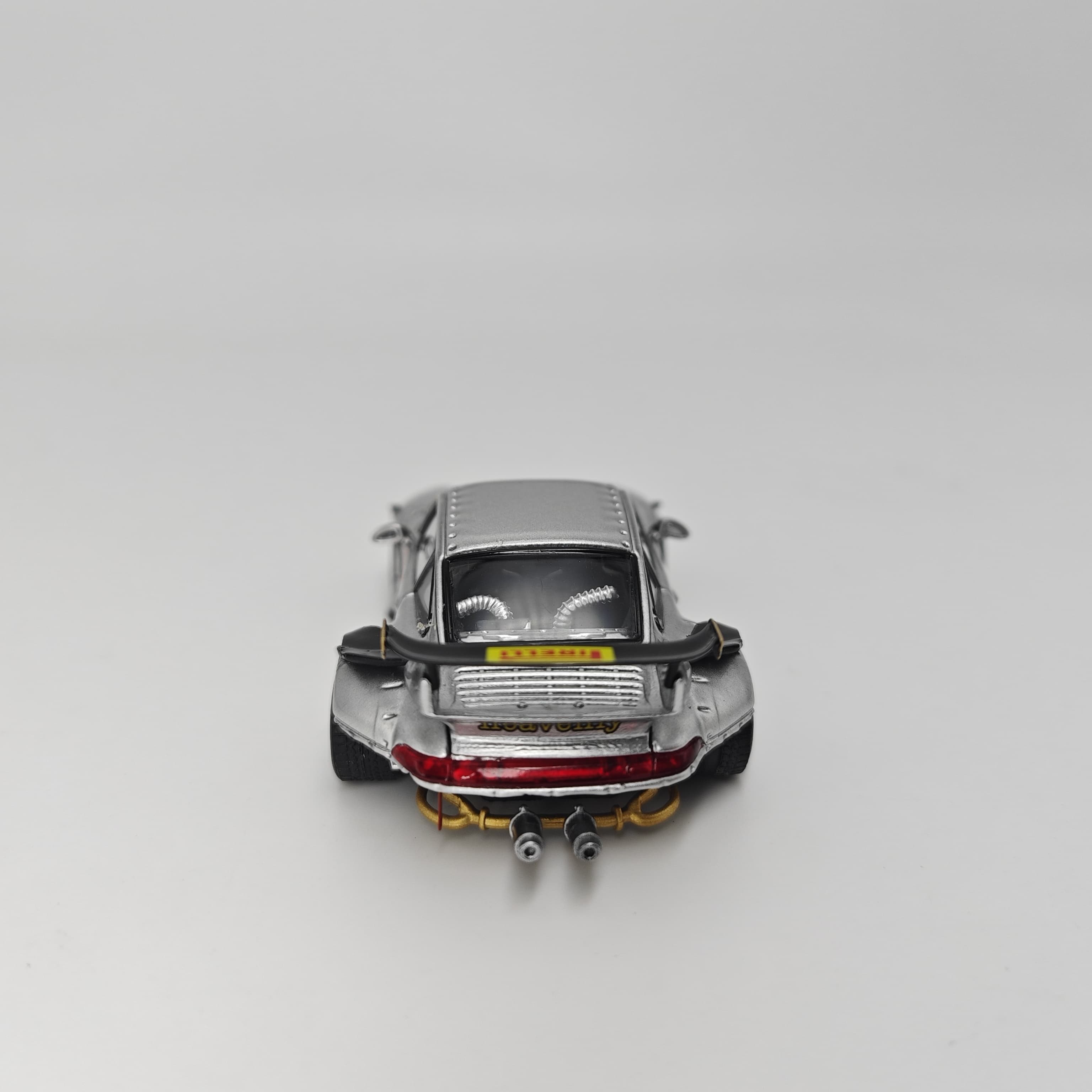 SW 1:64 Porsche RWB 993 heavenly Twin Exhaust Alloy Car Model ...