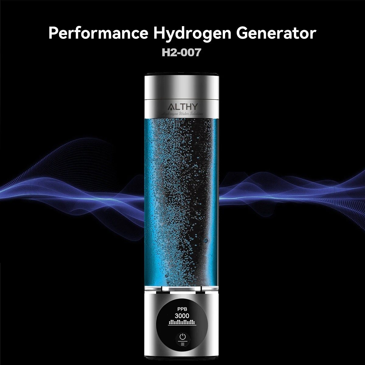 ALTHY H2-007 Hydrogen Water Generator Bottle DuPont SPE+PEM Dual ...