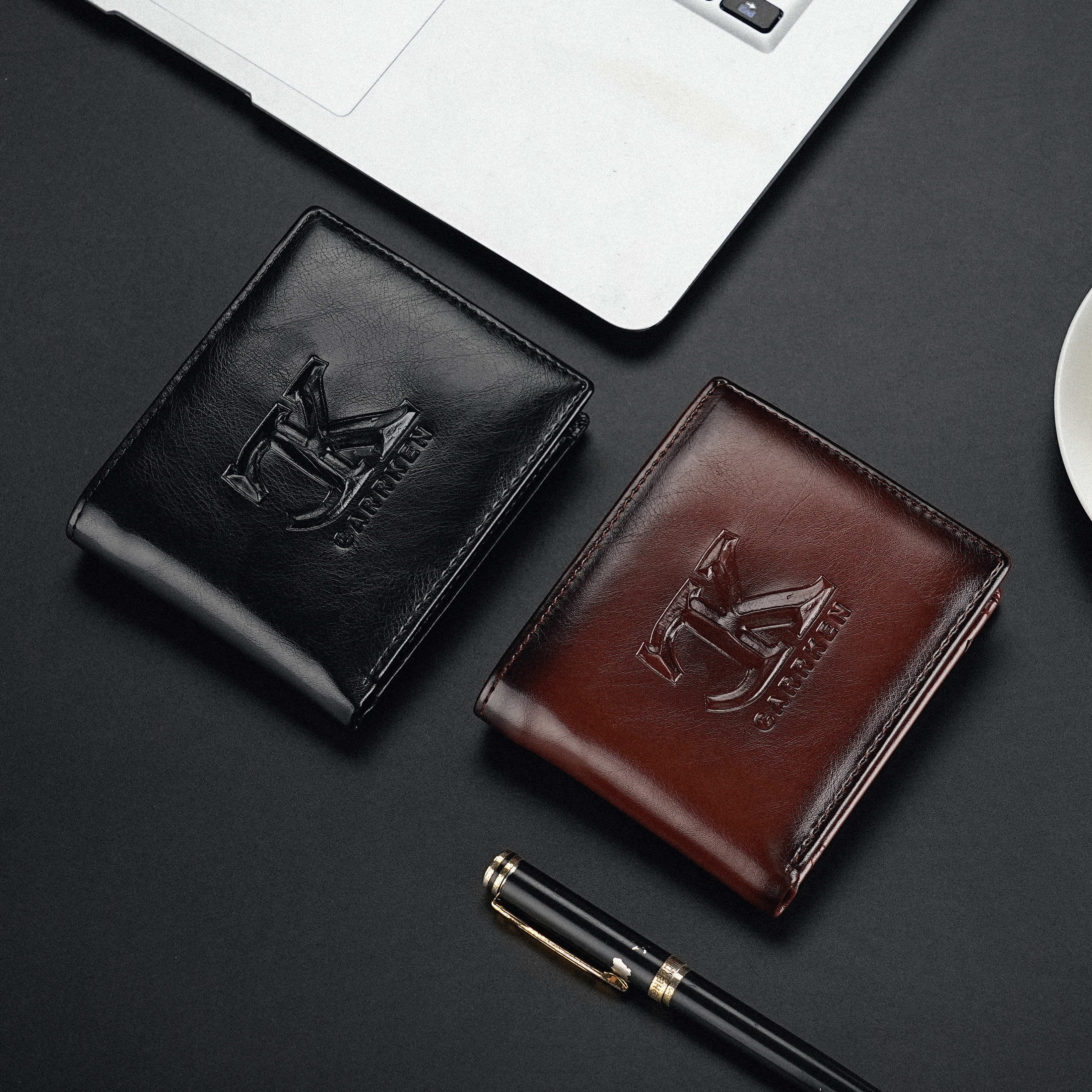 CARRKEN Men’s Short Wallet – Stylish Horizontal Snap Coin Purse with ...