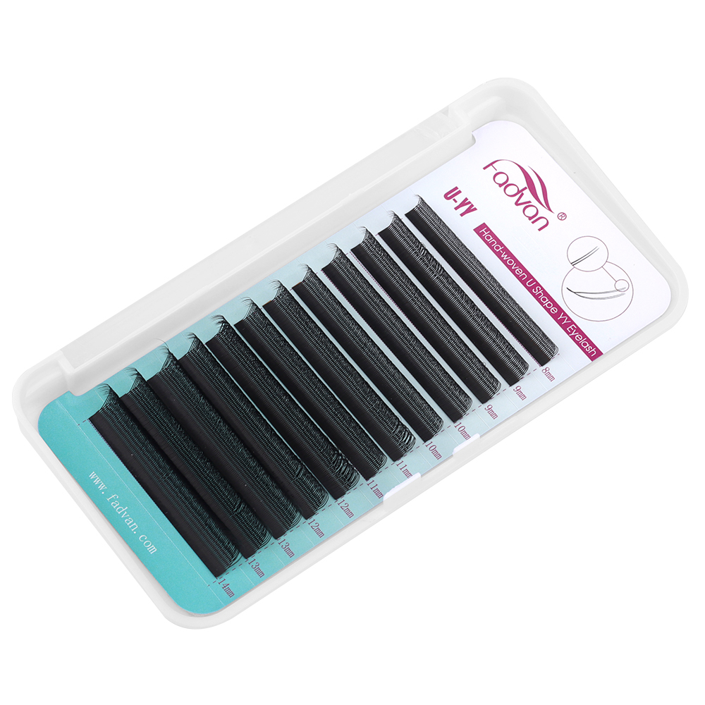 FADVAN U Shape Brazilian YY 3D 4D 5D Eyelashes Extension Natural Volume ...