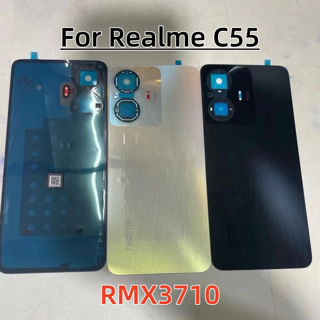 For realme C55 RMX3710 Battery cover back rear door housing replacement ...
