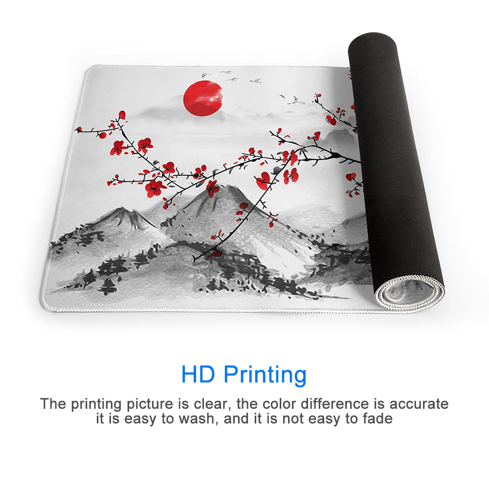 Japanese Cherry Blossom Mouse Pad, Large Keyboard Mousepads with ...