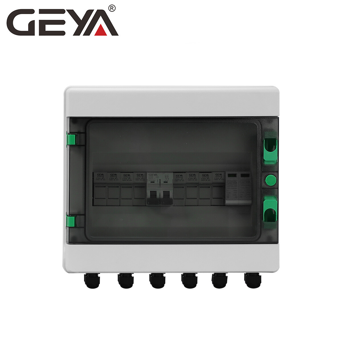 GEYA GYPV/4-1 500V Solar PV Combiner Box Plastic 15A 4String 500VDC ...