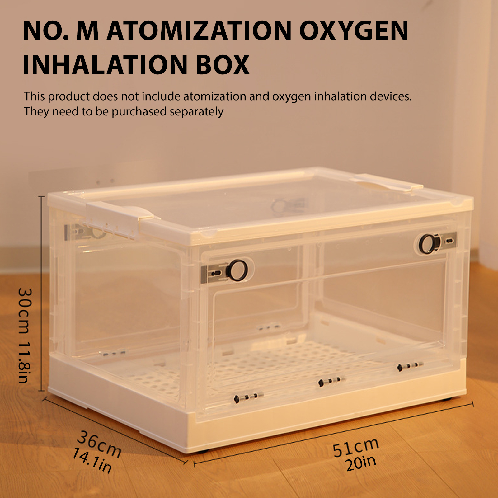 [Local delivery] Pet Nebulizer Box - Portable Oxygen Therapy Cage for ...