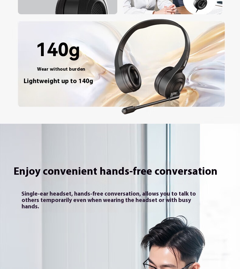 Lenovo E01 Wired Headsets Headphones with Microphone Noise Canceling ...