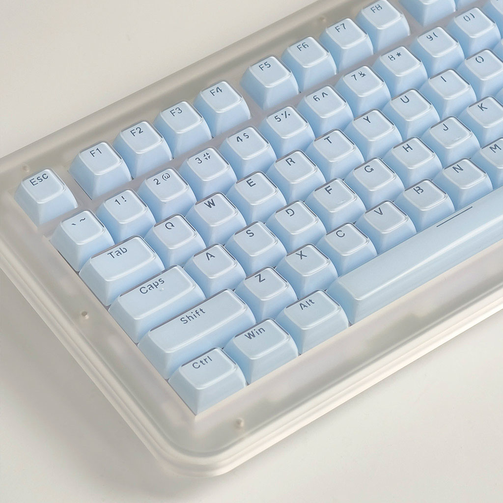 Jelly Crystal Keycaps 135 Keys Translucent PC Double Shot Similar OEM ...