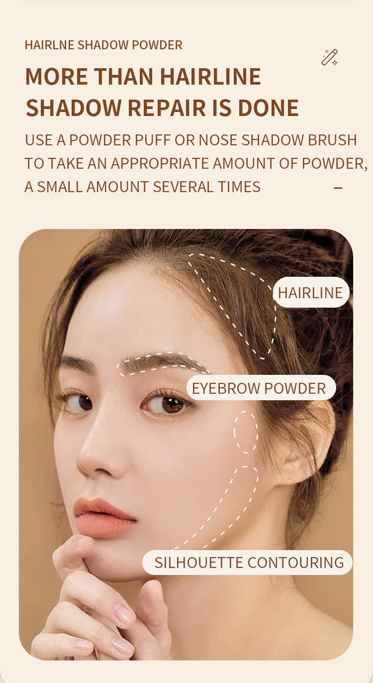 MAYCHEER Shadow Powder, Waterproof Hair Filler, Long Stay, Color ...