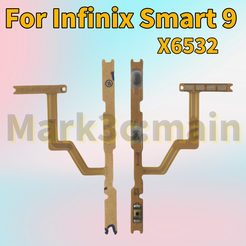 For Infinix Smart 9 X6532 Switch ON OFF Key Mute Button Ribbon Flex ...