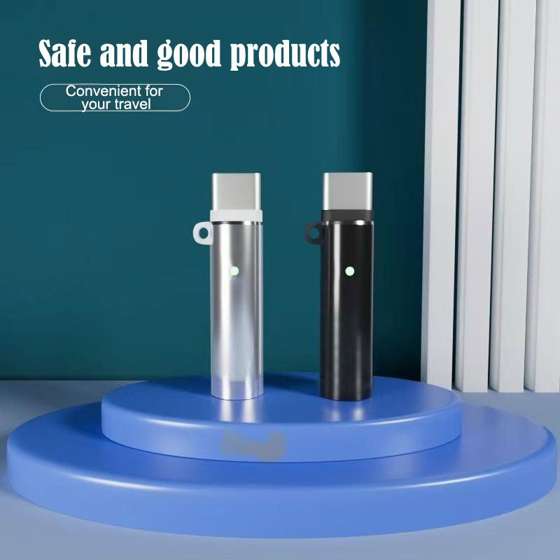 USB-C Rechargeable Lighter - Blow to Ignite! Keychain Camping Gear ...