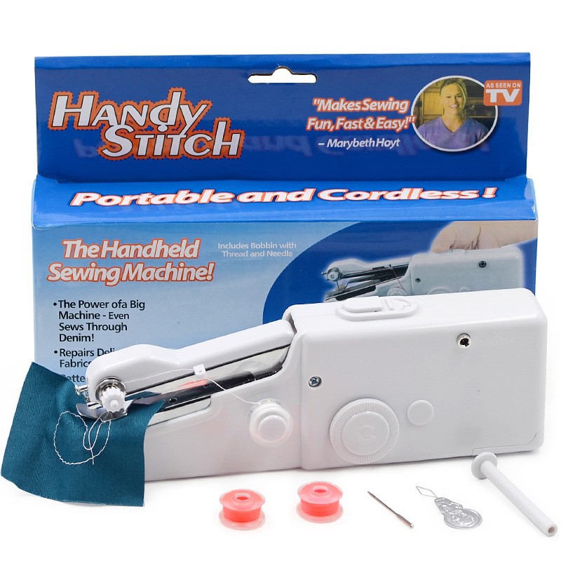Handheld Electric Sewing Machine - Battery & Plug Dual Power! Portable ...