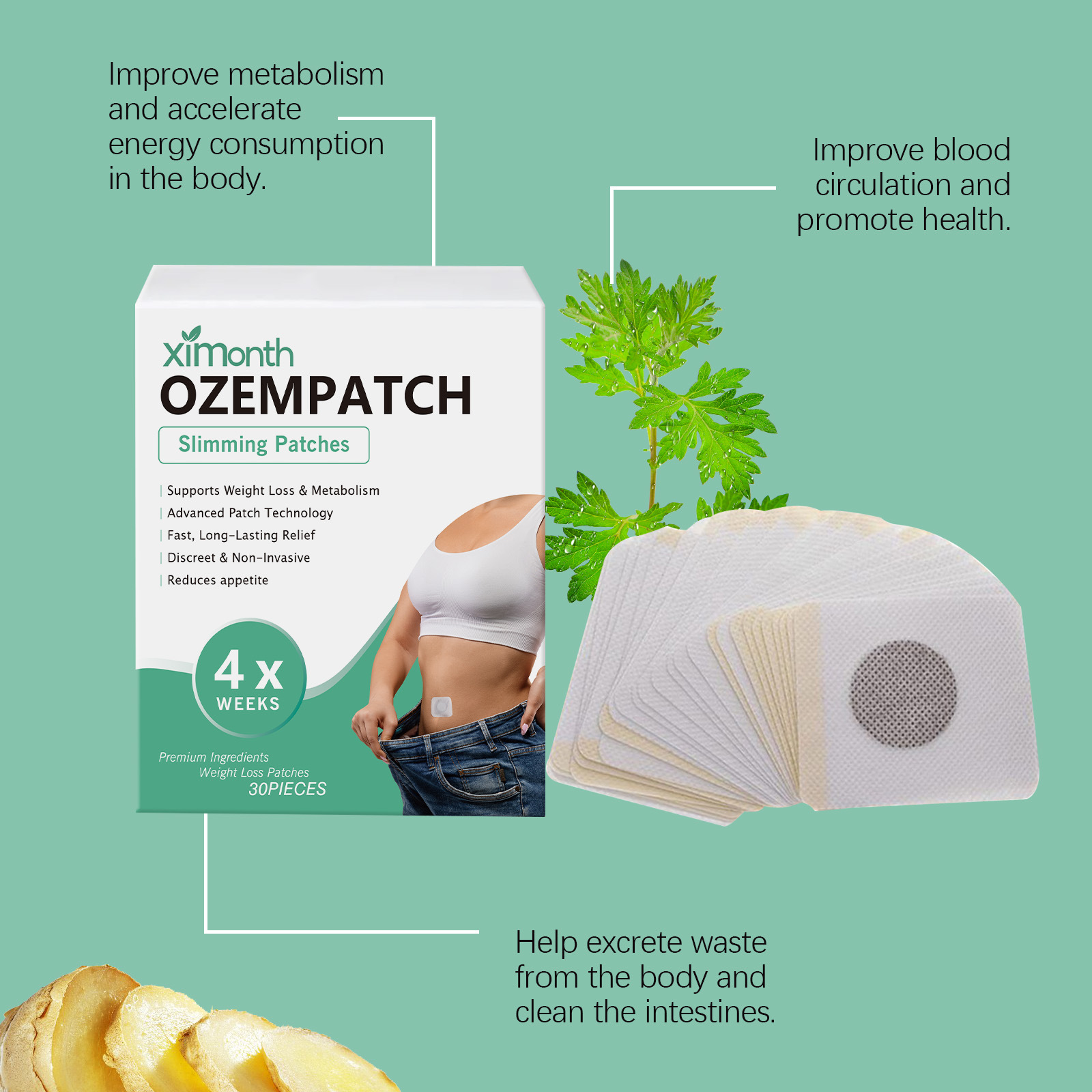 Natural Shaping Firming Body Patches - Ozempatch for Slimming ...