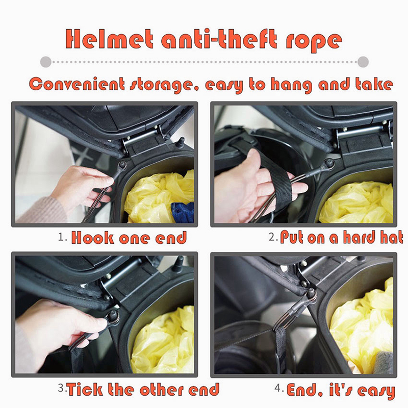 7x7 Core 3.0mm Anti-Theft Steel Cable - Military-Grade Rubber Sleeve ...