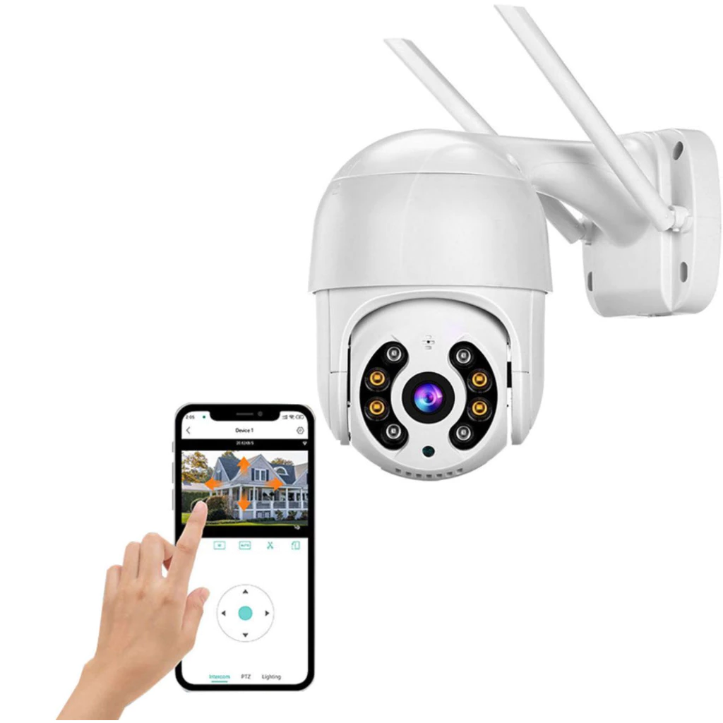 360 Degree CCTV Security Outdoor Camera FHD WiFi Waterproof | Shopee ...