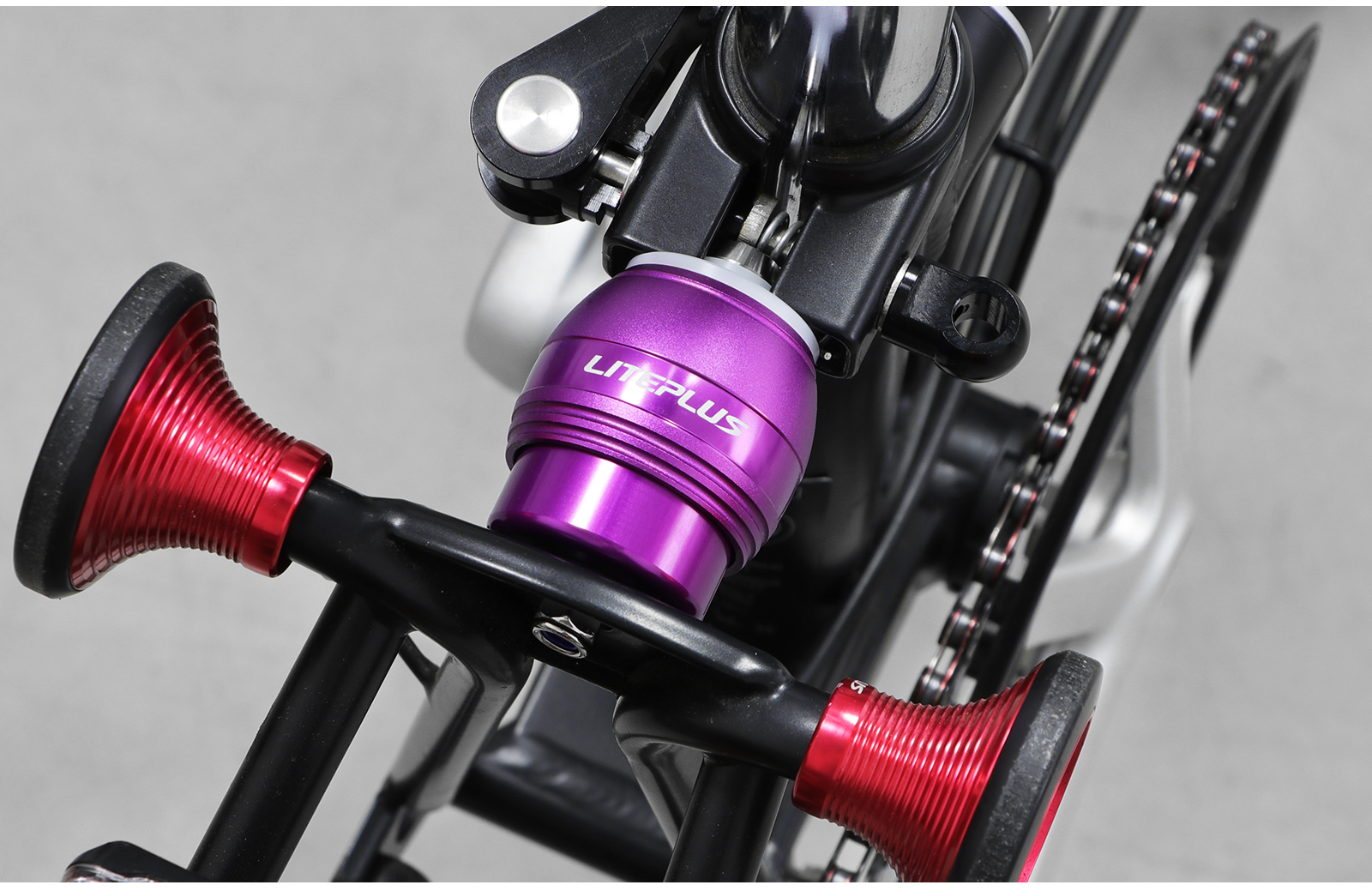 LITEPLUS Shock Absorber for Brompton Folding Bikes, Made of Bicycle ...