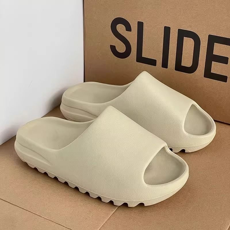 slides Brown slippers for woman and man sale beach slippers thick ...