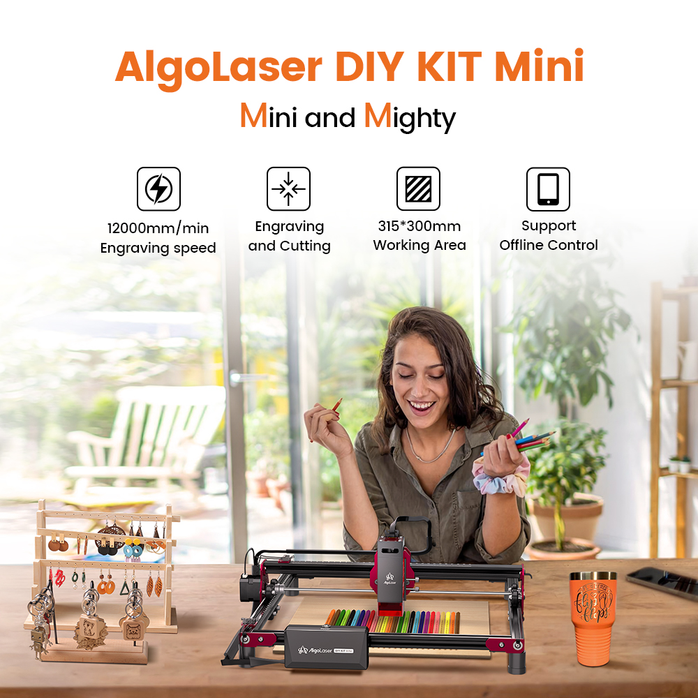 Local Warehouse AlgoLaser DIY KIT MINI 5W Laser Engraver Cutter ...