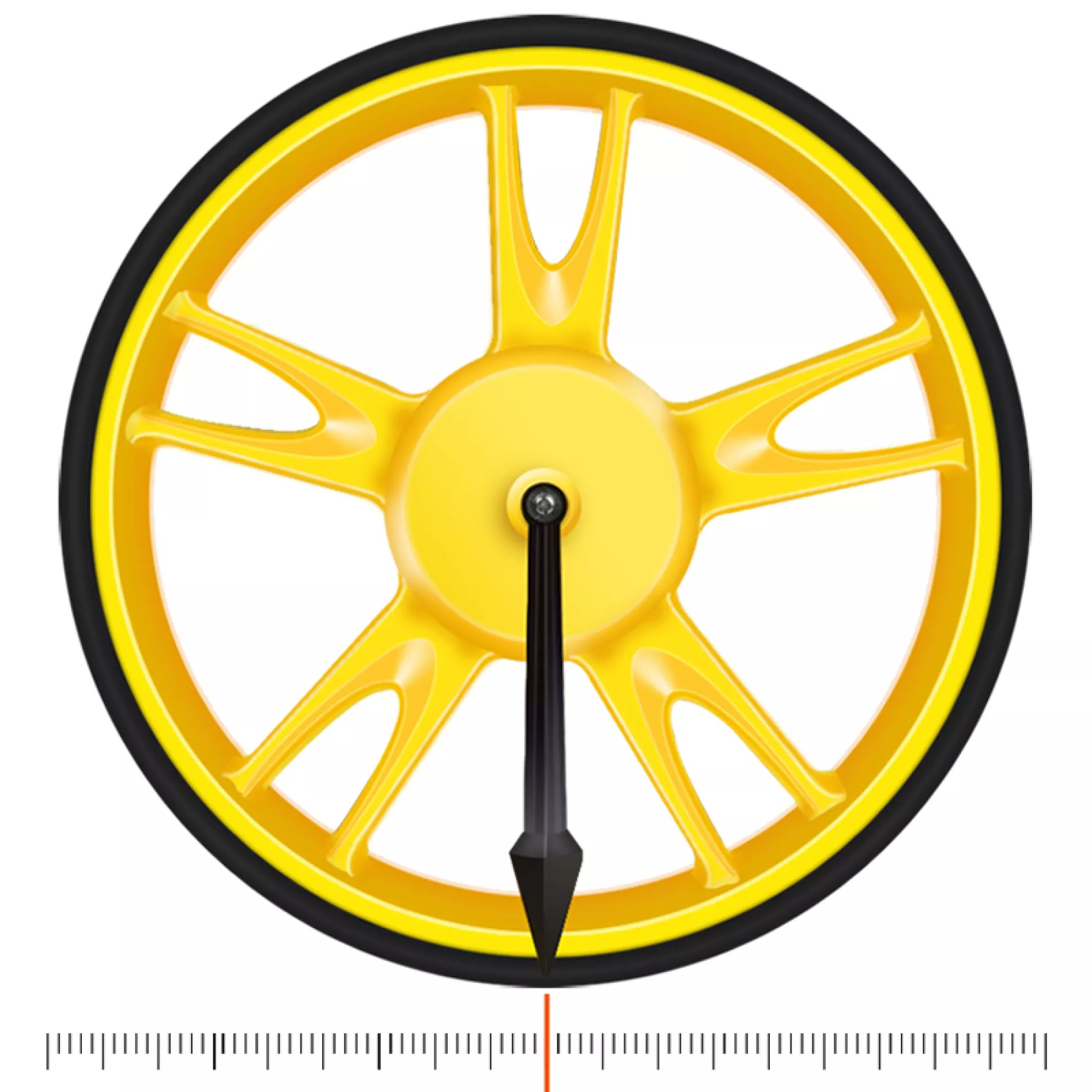 Digital/Mechanical Folding Distance Measuring Wheel Roller Rangefinder ...