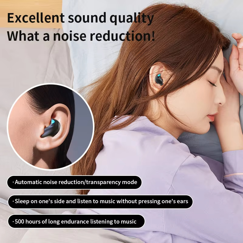 X57 TWS Mini Sleep Earphones Bluetooth 5.3, Wireless Headphones with ...