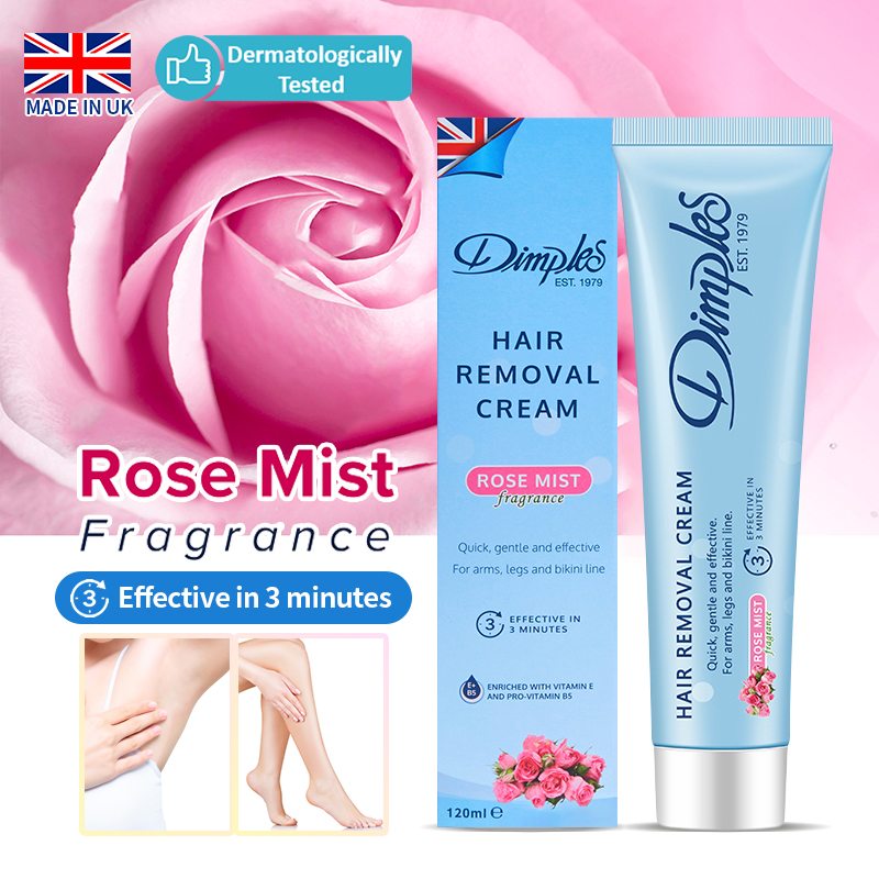 Dimples Hair Removal Cream Quick Gentle and Effective In 3 Minutes For ...