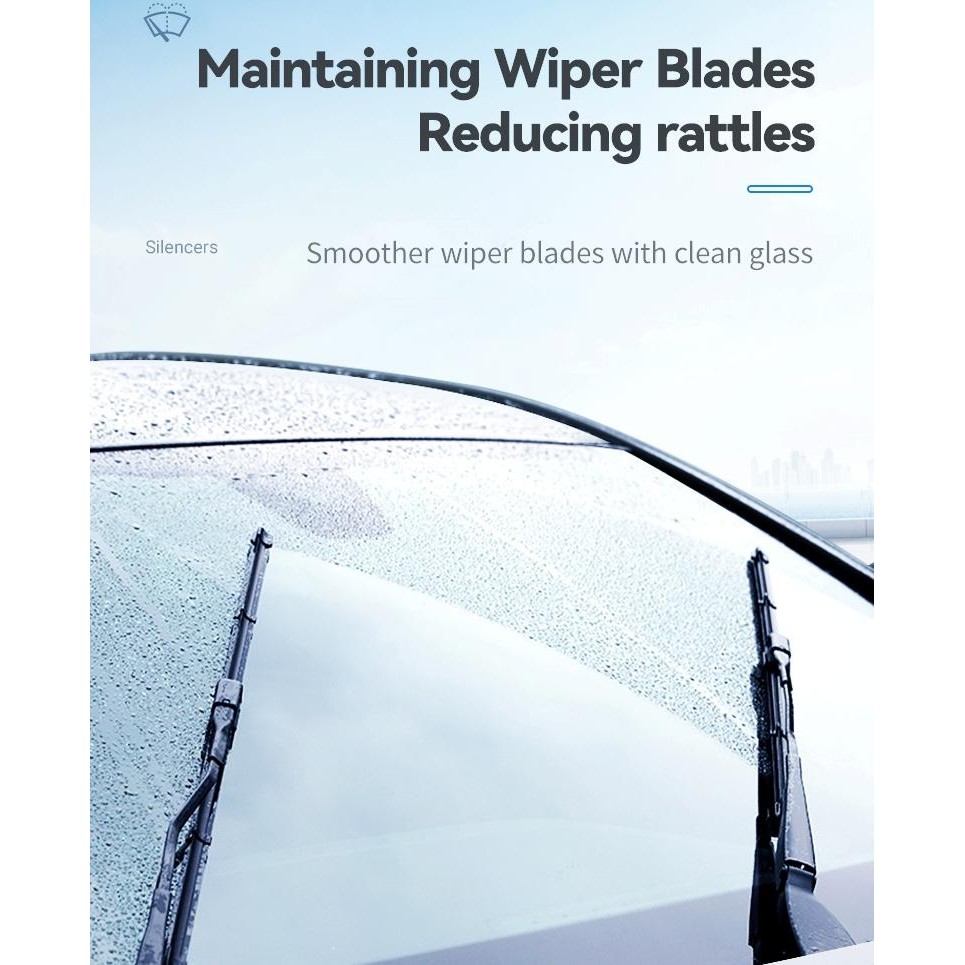 CMS Glass Cleaner Foam Spray Remove Stains Dirt Oil Film Gives Shine ...
