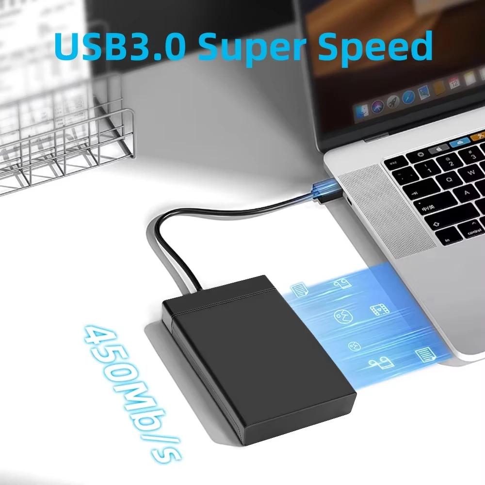 2.5/3.5 Inch HDD Case USB 3.0 External Hard Drive Box Tool-free Install ...