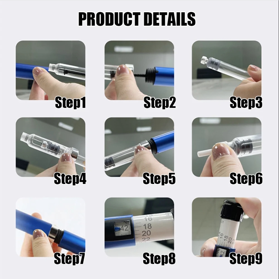 Magic Pen Tattoo Pen Kit Cartridges 3ml Empty Cassette Bottle ...