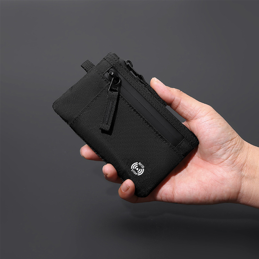 New rfid Coin Purse Anti-theft Swipe Card Holder x-pac Mini Travel ...