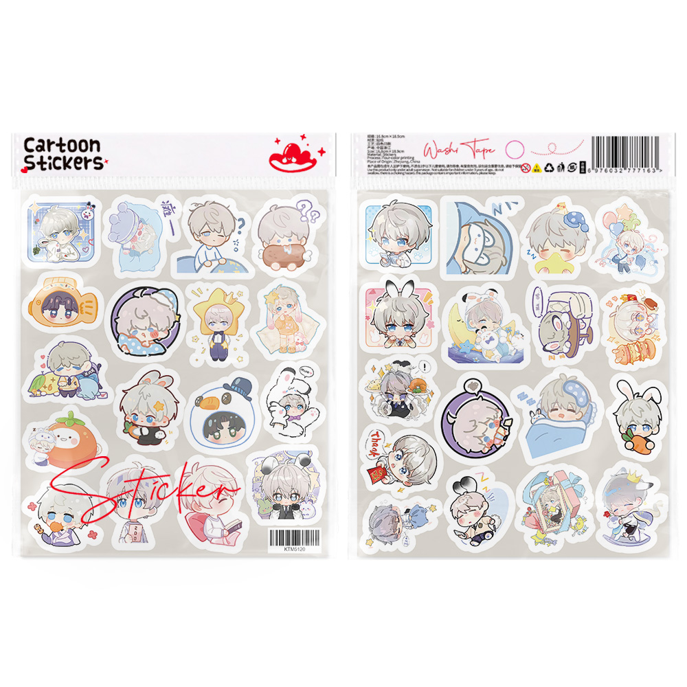 104pcs Game Love and Deepspace CHibi‌ Xavier‌ Sticker Cartoon Graffiti ...