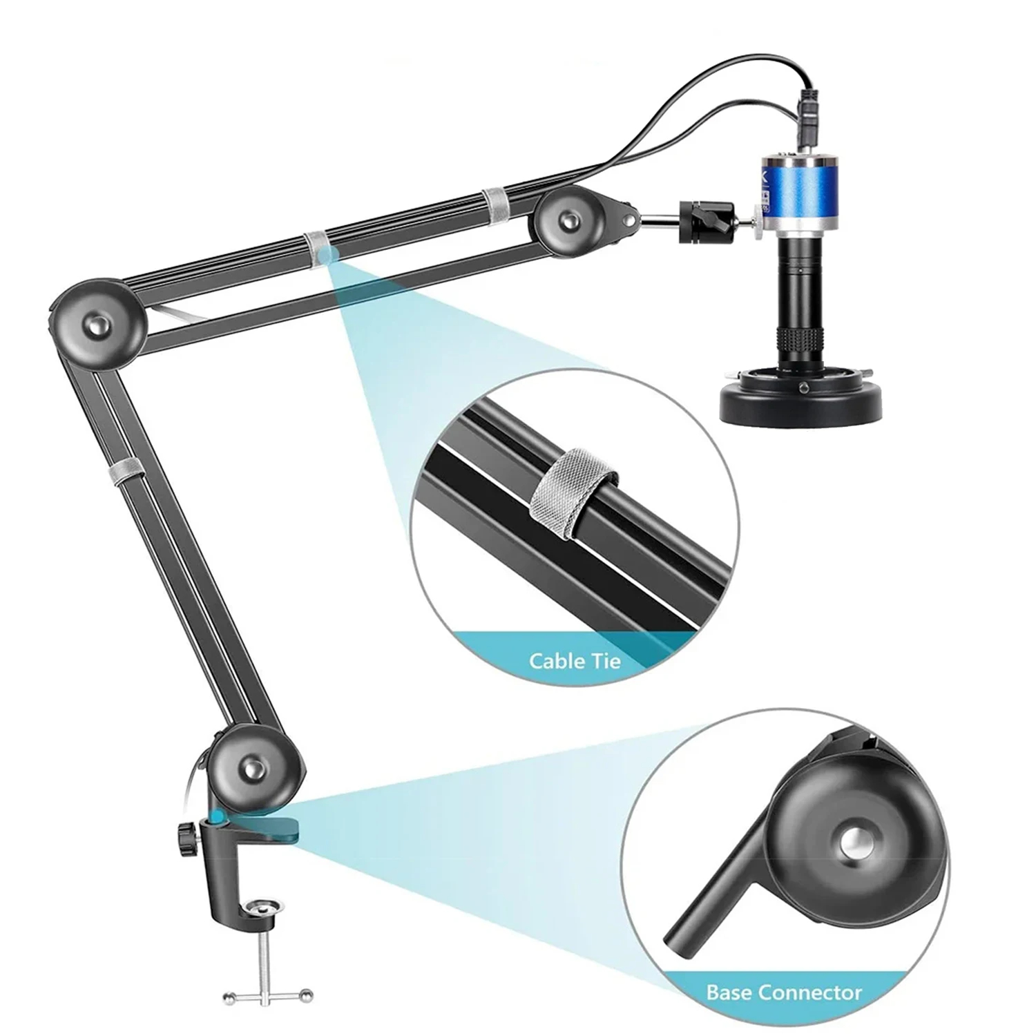 YIZHAN 4K 48MP Full HD Industrial Microscope HDMI USB-C Microscope C ...