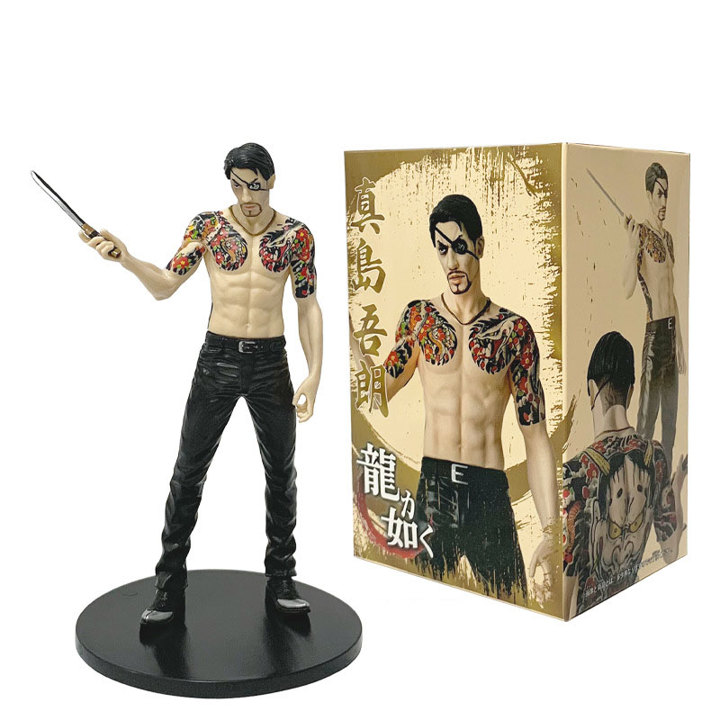 17cm YAKUZA Game Anime Figure Goro Majima Kiryu Kazuma Yakuza Action ...