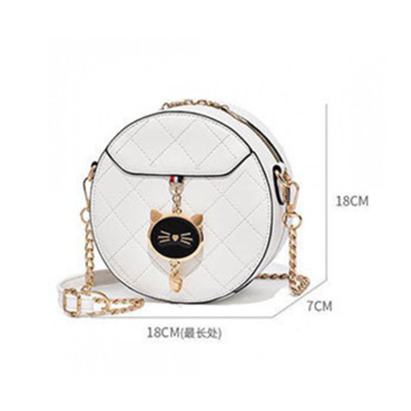 LABESTIN Premium French chain niche women's bag popular cat small round ...