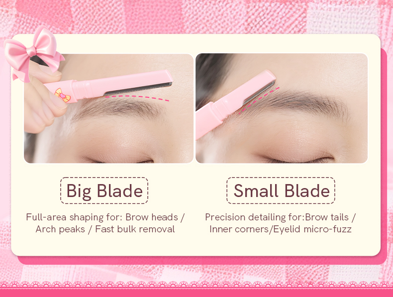 MLEN DIARY Eyebrow Razor Ladies Dedicated Double-Headed Eyebrow Razor ...