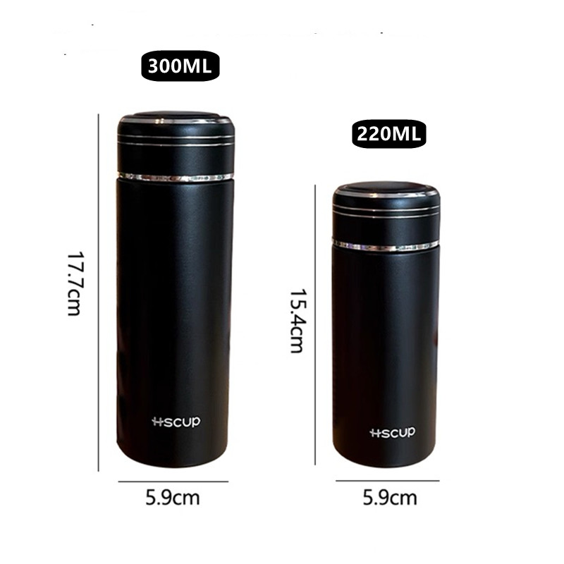 300ml Fashion Mini Stainless Steel 316 Thermal Flask With Filter Portable Pocket Coffee Tea ...